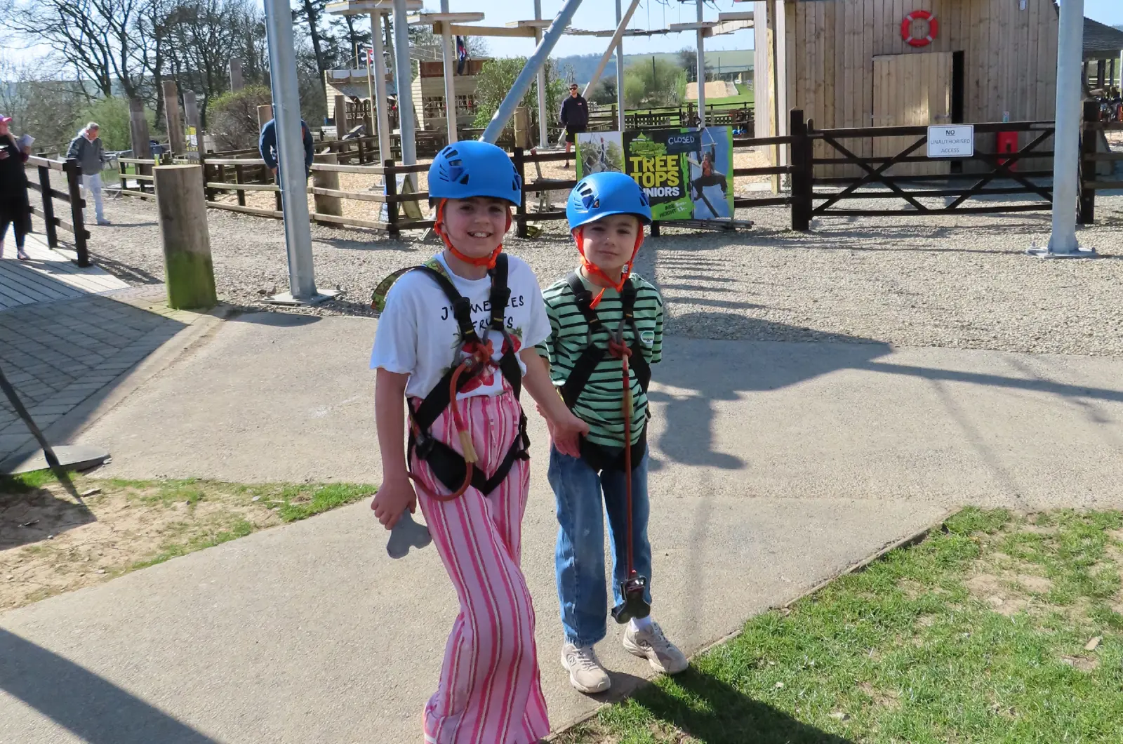 Junior Tree Tops Trail at Heatherton World of Activities, Tenby